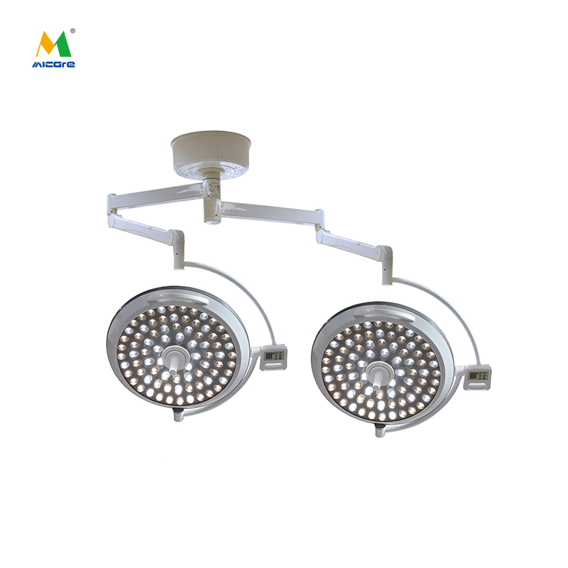MICARE Power-Led E700/700 led double dome telescopic operating light, China MICARE Power-Led ...
